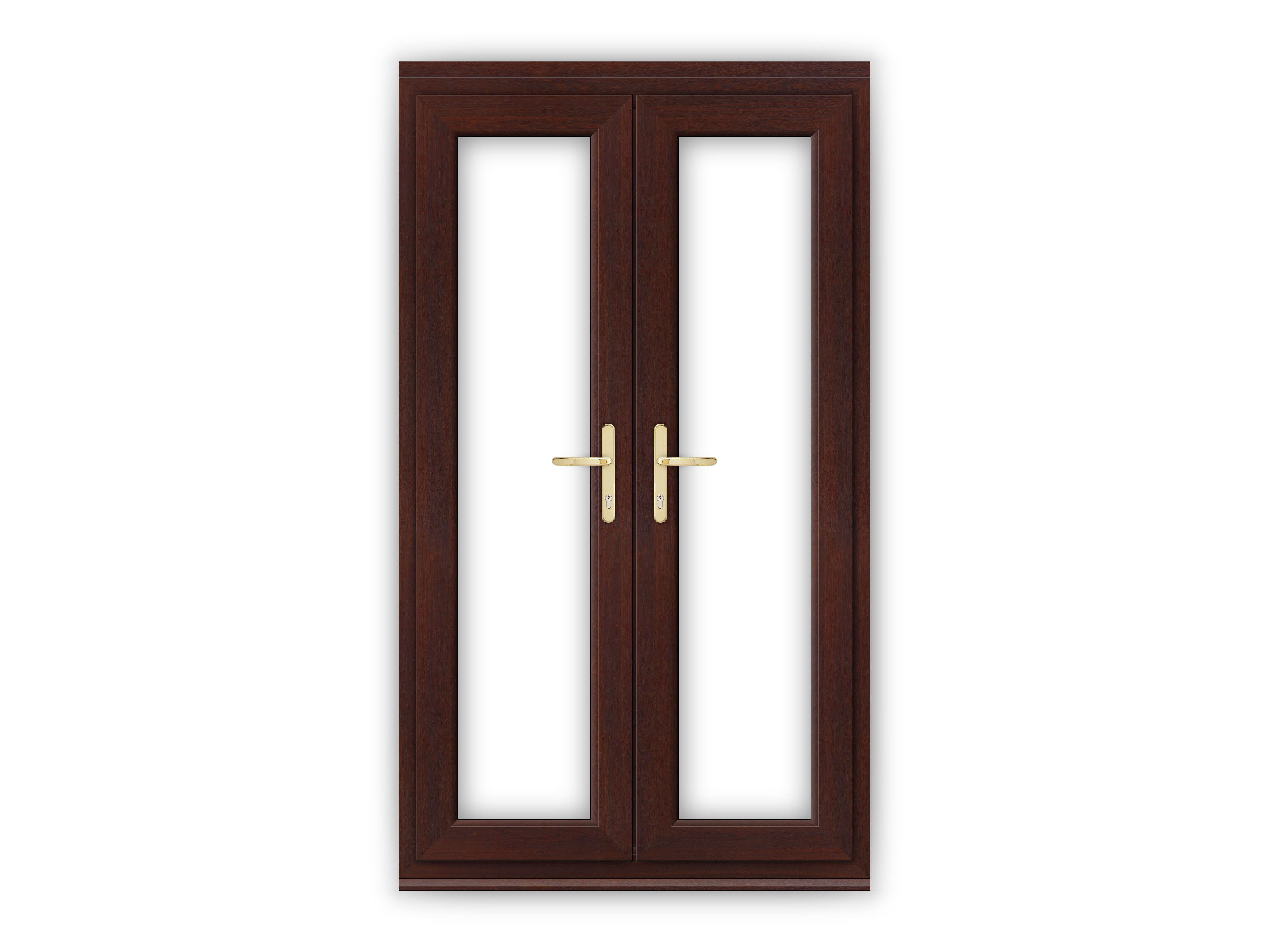 4ft Rosewood uPVC French Doors | Flying Doors