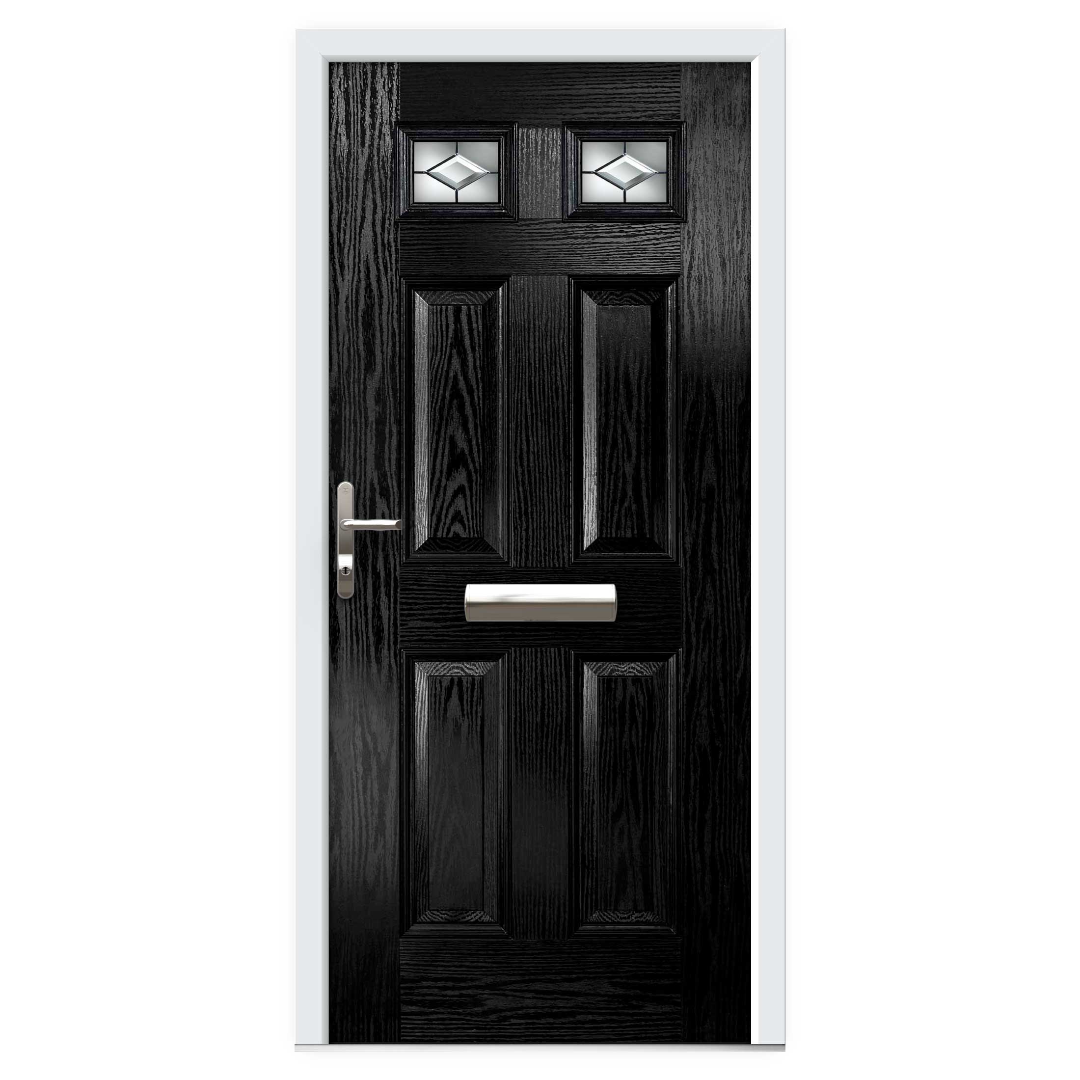 Black Top Lite Composite Front Door | Flying Doors